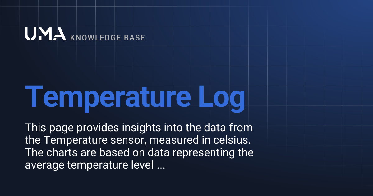 Temperature Log | UMA Knowledgebase